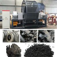 China 380V Dual Shaft Tire Shredding Machine 50-200mm Output 6400kg Weight for Car Truck Rubber for sale