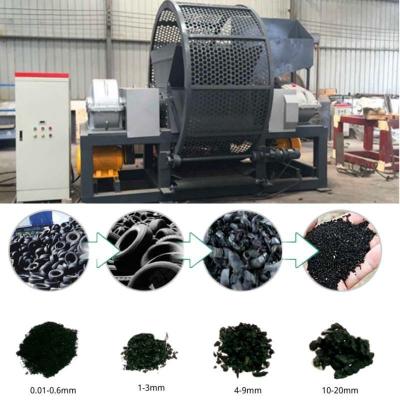 China Customizable Waste Rubber Hoses Rubber Product Making Processing Shredder Machinery for sale