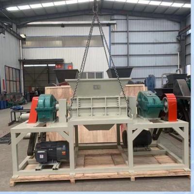 China Double Shaft Scrap Plastic Shredder Machine MCS-1000 37KW for 10-200 mm Output Blocks for sale