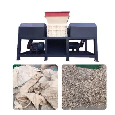 China Industrial Double Shaft Shredder Recycling Machine 7.5-220KW Plastic Waste Shredder for sale