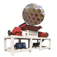 China 55kw Double Shaft Plastic Shredder 2 Motors Industrial Recycling Shredder Machine 800mm Chamber for sale