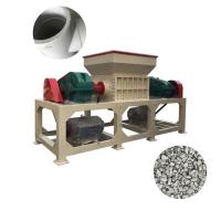 China 55kw Double Shaft Plastic Shredder 2 Motors Industrial Recycling Shredder Machine 800mm Chamber for sale
