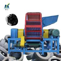 China Automatic Double Shaft Tire Shredder 380V 50-200mm Output for Bicycle Car Truck Tires for sale