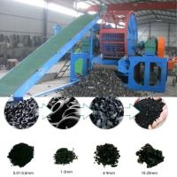 China Double Shaft Tire Shredder 50-200mm Rubber Crumb Recycling Machine 15-220KW for sale