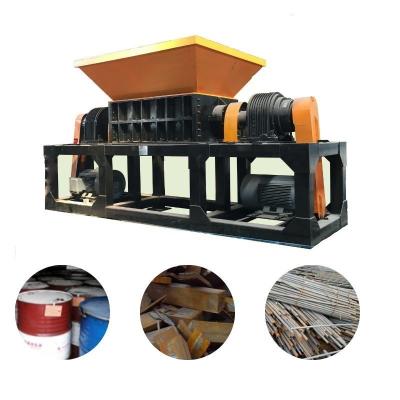 China Scrap Metal Shredder Double Shaft Shredder 22kW 3000kg for Recycling for sale