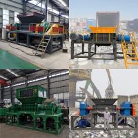 China Scrap Metal Shredder Double Shaft Shredder 22kW 3000kg for Recycling for sale