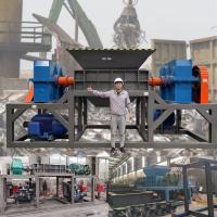 China Scrap Metal Shredder Double Shaft Shredder 22kW 3000kg for Recycling for sale