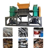 China MCS-1000 Twin Shaft Scrap Metal Shredder 30kw 2-3t/h Heavy Duty Crusher for sale