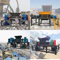 China MCS-1000 Twin Shaft Scrap Metal Shredder 30kw 2-3t/h Heavy Duty Crusher for sale