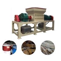 China Heavy Duty Twin Shaft Metal Shredder 30kw 2-3 t/h for Steel Aluminium Scrap Recycling for sale