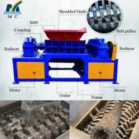 China Large Capacity Twin Shaft Metal Shredder 22-110kW Scrap Steel Iron Crushing Machine for sale