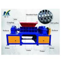 China Heavy Duty Metal Shredder Machine 22-110kW Twin Shaft Scrap Metal Crusher for Recycling for sale