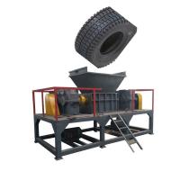 China Industrial Double Shaft Tire Shredder 50-200mm Output 15-220kw Heavy Duty Rubber Shredding Machine for sale