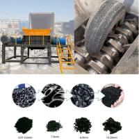China Industrial Tire Shredder Machine MCS-1200 50-200mm Blocks Double Shaft Shredder for sale