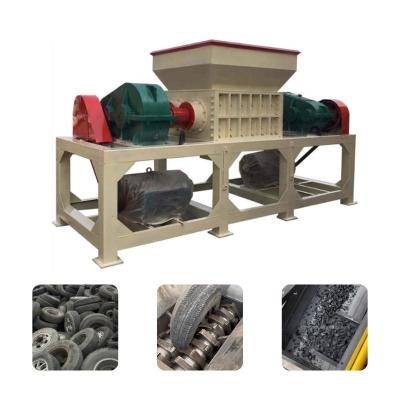 China Industrial Double Shaft Tire Shredder 50-200mm Output 15-220KW Motor for sale