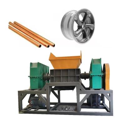 China Industrial Twin Shaft Shredder Machine 400-2200mm Chamber for Metal Car Body Waste Recycling for sale