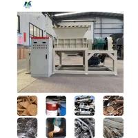 China Waste Rubber Tire Plastic Recycling Shredder Two Axis Crusher Eco-Friendly Solution for sale