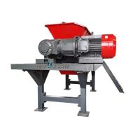 China Double Shaft Shredder 800-2200mm Chamber for Tire Rubber Metal Wood Plastic Waste Shredding for sale