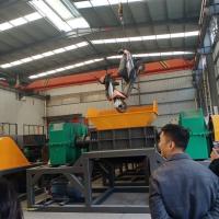 China Twin Shaft Metal Shredder 7.5-220KW Scrap Car Body Recycling Equipment for sale