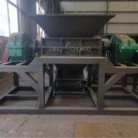 China Industrial Double Shaft Shredder 22-110kW for Metal Plastic E Waste 1-20t/h for sale