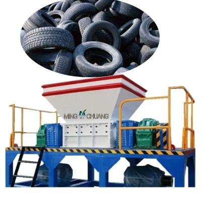 China Long Life Old Rubber Tire Shredder MC-600 380V Double Shaft for 50-200mm Chips for sale