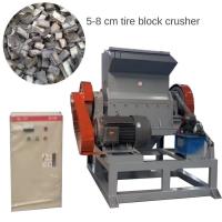 China Industrial Rubber Tire Block Crusher with Flat Knife Classification and MCS-1200 for sale