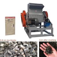 China Industrial Rubber Tire Block Crusher with Flat Knife Classification and MCS-1200 for sale