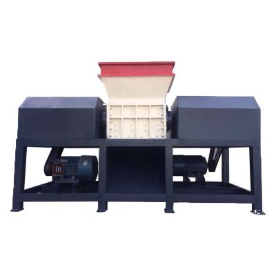 China 22kw Double Shaft Shredder for Heavy Scrap Metal Steel Recycling Machine 2-3t/h for sale