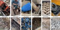 China 22kw Double Shaft Shredder for Heavy Scrap Metal Steel Recycling Machine 2-3t/h for sale