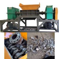 China Heavy Duty Twin Shaft Scrap Metal Shredder 22-110kw Planetary Reducer Recycling Machine for sale
