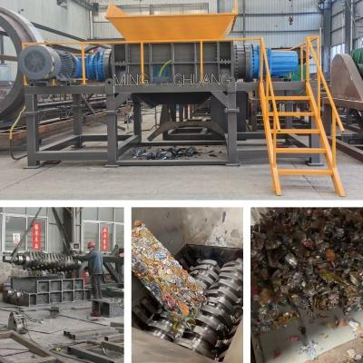 China MCS-1000 Metal Shredder with Planetary Reducer Magnetic Separator 30kW 2-3t/h for sale