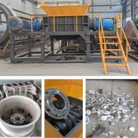 China Heavy Metal Shredder with Magnetic Separation 330x190x220cm Twin Shaft 22-110kW for sale
