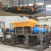 China Heavy Metal Shredder with Magnetic Separation 330x190x220cm Twin Shaft 22-110kW for sale