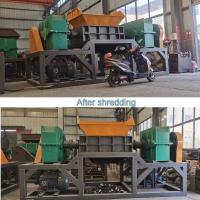 China MCS-1600 55kw*2 Planetary Reducer Shredder for Aluminum Block Iron Frame Hub Recycling for sale