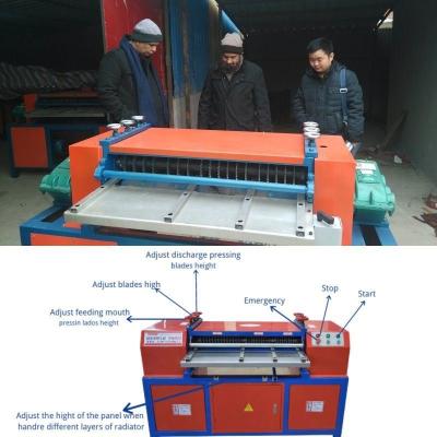 China 800kg Aluminum Copper Radiator Recycling Machine 380V 300-500kg/h Capacity Radiator Separator for sale