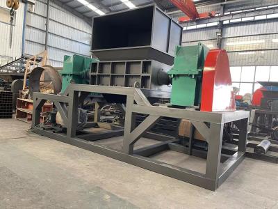 China Double Shaft Metal Shredder Machine 22-110kW for Scrap Iron Steel Waste Management for sale