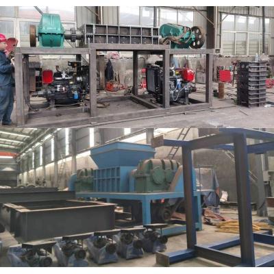 China Full Payment Customizable Double Shaft Scrap Metal Garbage Recycling Shredder Machine for sale