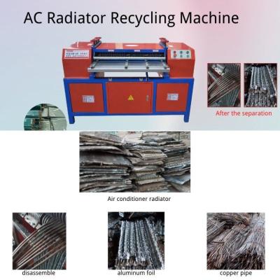 China Al-Cu Radiator Separator Machine 300-500kg/h for Water Tank Air Conditioner Recycling for sale
