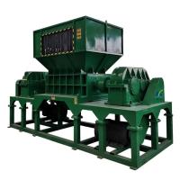 China MCS-800 Scrap Metal Shredder 22kW Twin Shaft with Magnetic Separator for Recycling for sale