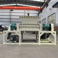 China MCS-800 Scrap Metal Shredder 22kW Twin Shaft with Magnetic Separator for Recycling for sale