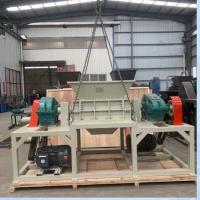 China MCS-800 Scrap Metal Shredder 22kW Twin Shaft with Magnetic Separator for Recycling for sale