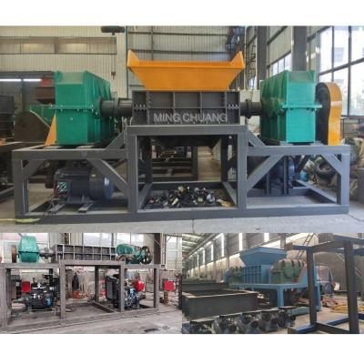 China Multifunctional Large Double Shaft Shredder for Industrial Metal Scraps and Efficiency for sale