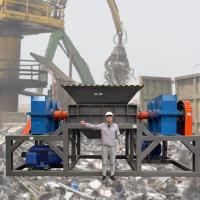 China Metal Scrap Shredder 22-110kW Twin Shaft Recycling Equipment for Blocks and Pieces for sale
