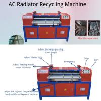 China PLC Controlled Radiator Copper Aluminum Separator 800kg 380V for AC Recycling for sale