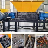 China Fully Automatic Twin Shaft Shredder 2600x2000x1900mm for Metal Scrap Aluminum Can Recycling for sale
