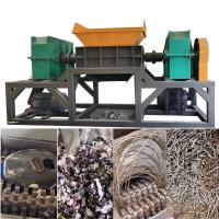 China Fully Automatic Twin Shaft Shredder 2600x2000x1900mm for Metal Scrap Aluminum Can Recycling for sale