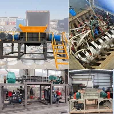 China Metal Shredder Machine MCS-1400 45kWx2 for Scrap Metal Chip Crushing Car Parts for sale
