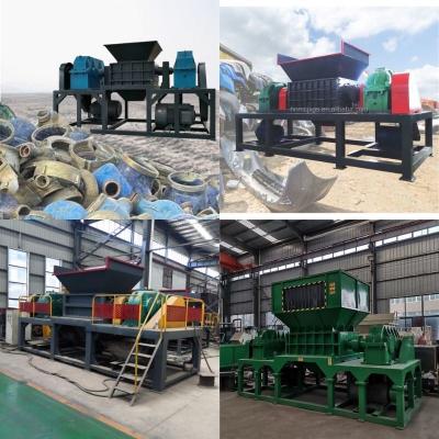 China Industrial Double Shaft Metal Scrap Shredder 22-110kw Copper Wire Recycle Machine for sale