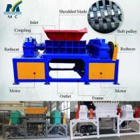 China Double Shaft Scrap Metal Shredder 55kwx2 Heavy Duty Cutting Machine for Recycling for sale
