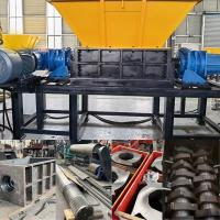 China Multifunctional Waste Metal Shredder 22-110kW Twin Shaft for Aluminum Block Iron Scrap for sale